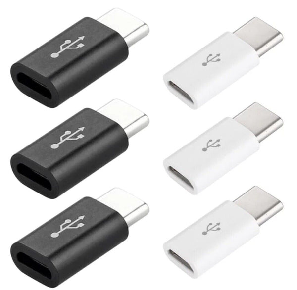 USB Adaptors Type-C - Micro USB and Lightning port | Time2Talk Swansea UK