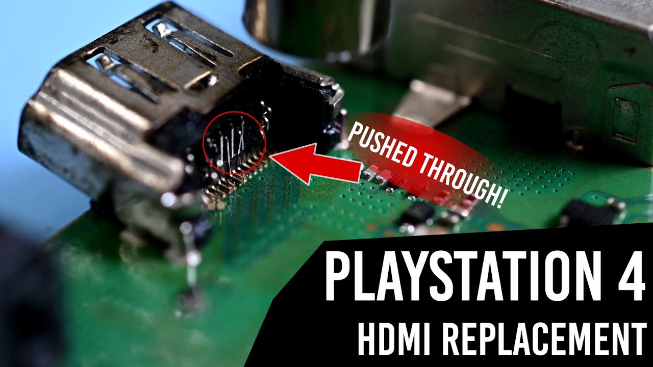 PlayStation HDMI Port Game Console Repair Time2Talk Swansea UK